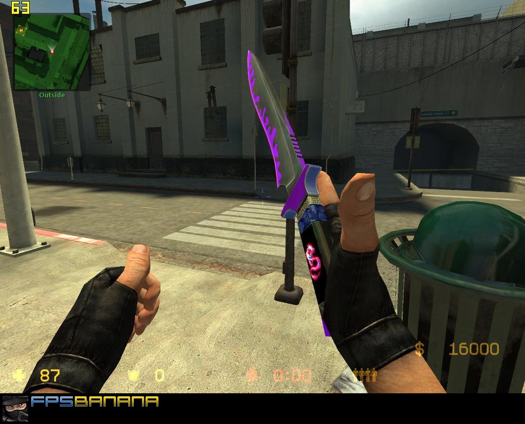 Purple Dragon knife Mod for Counter-Strike: Source | CS:S Mods