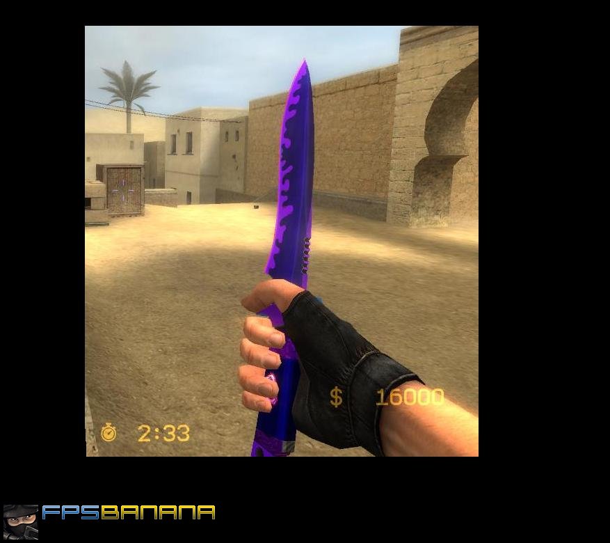 Purple Dragon knife Mod for Counter-Strike: Source | CS:S Mods