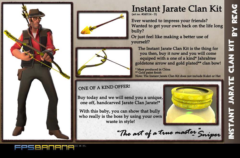 Instant Jarate Clan Kit [Team Fortress 2] [Mods]