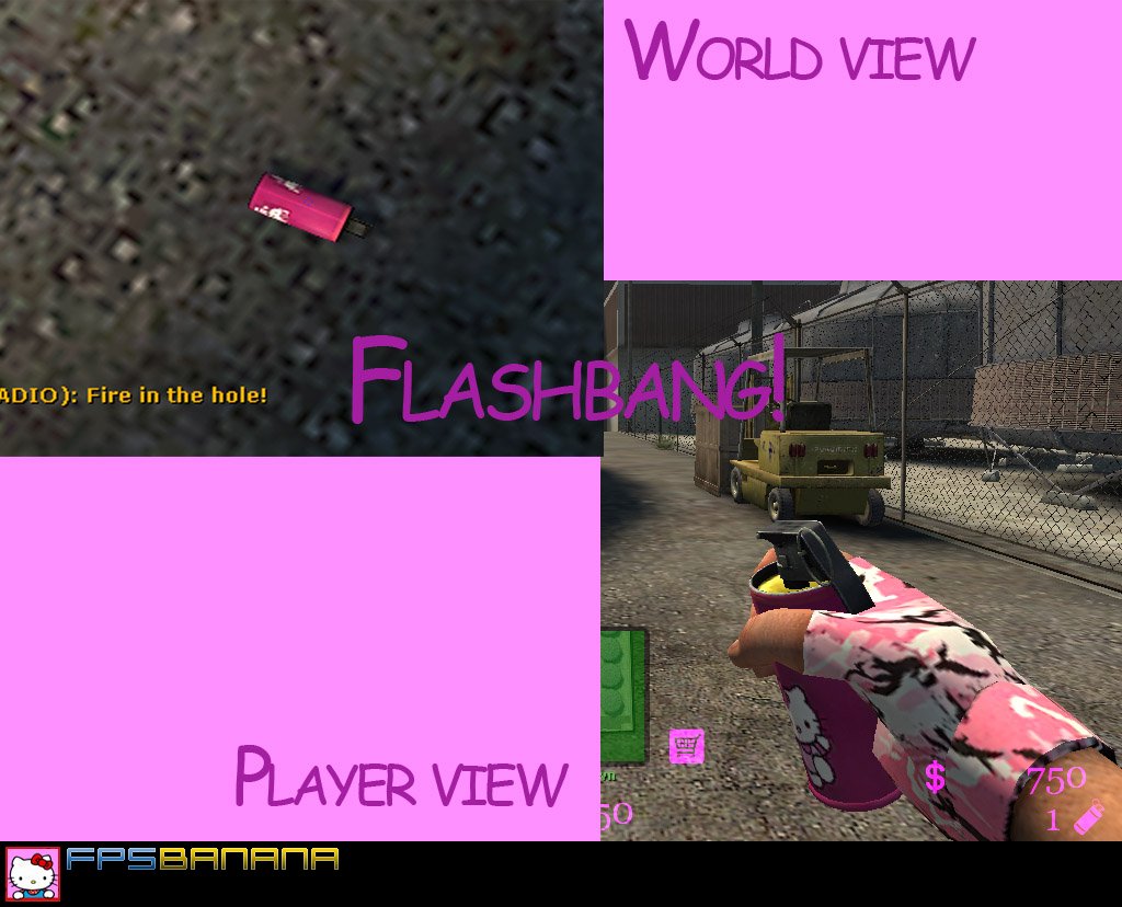 Hello Kitty Grenade Set [Counter-Strike: Source] [Mods]