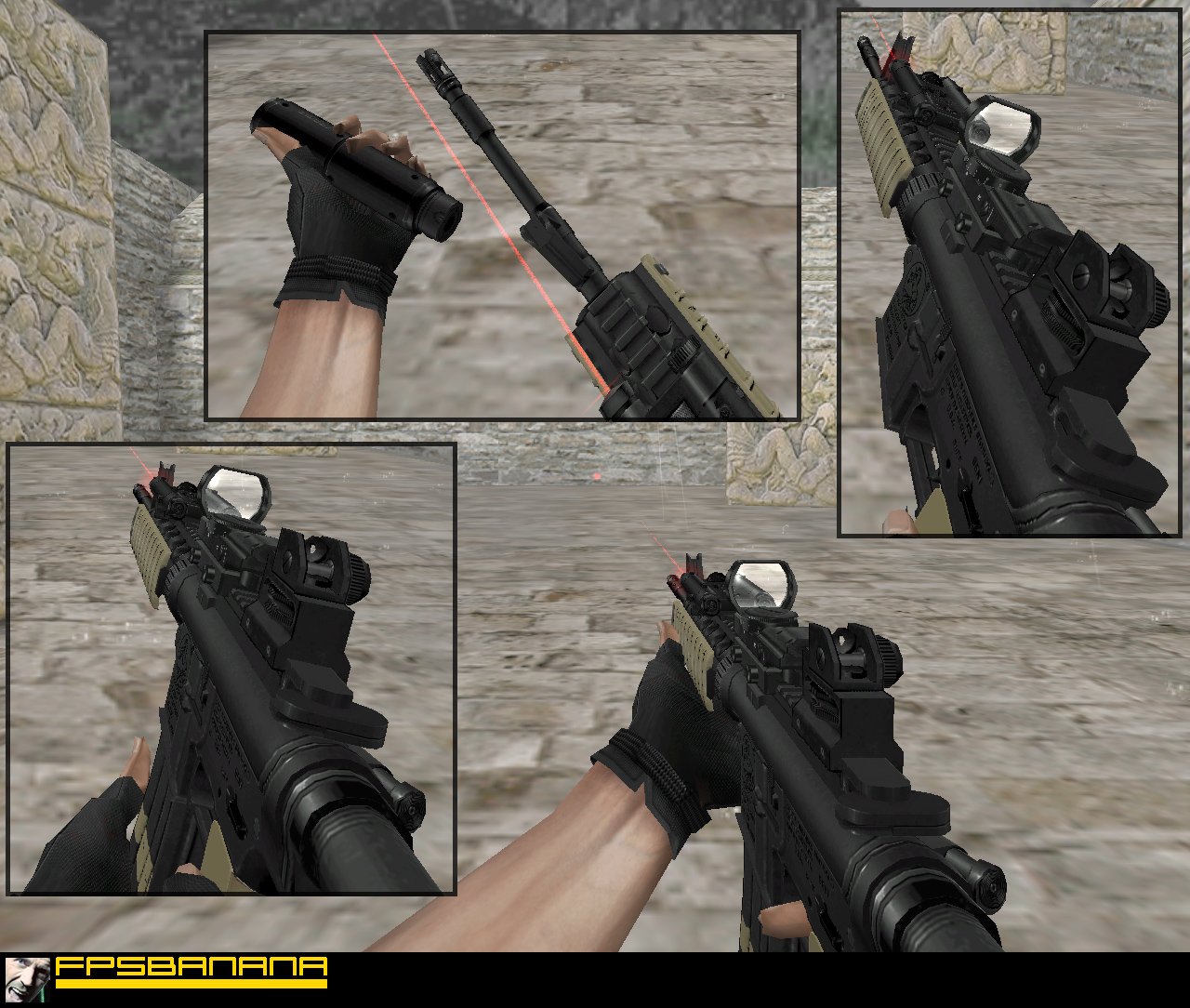 PMC Tan M4* [Counter-Strike: Condition Zero] [Mods]