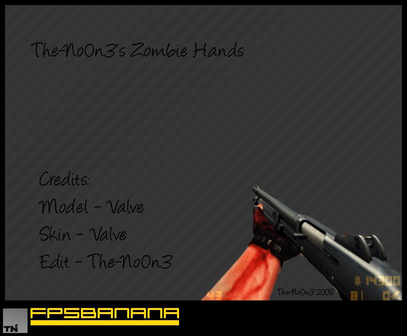 The-No0n3's Zombie Hands [Counter-Strike: Condition Zero] [Mods]