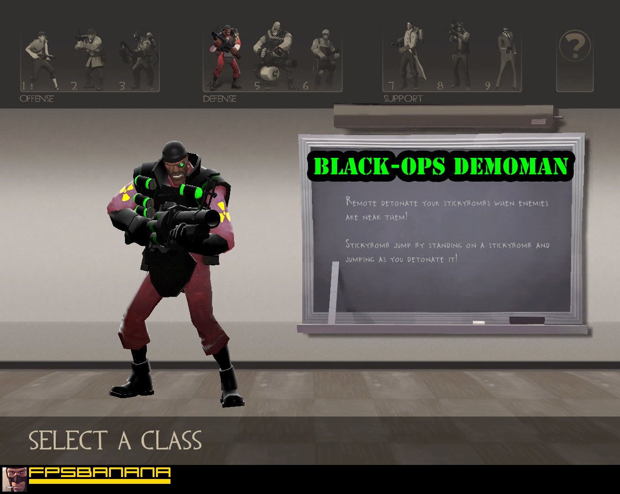 Black-Ops Demoman Mod for Team Fortress 2 | TF2 Mods