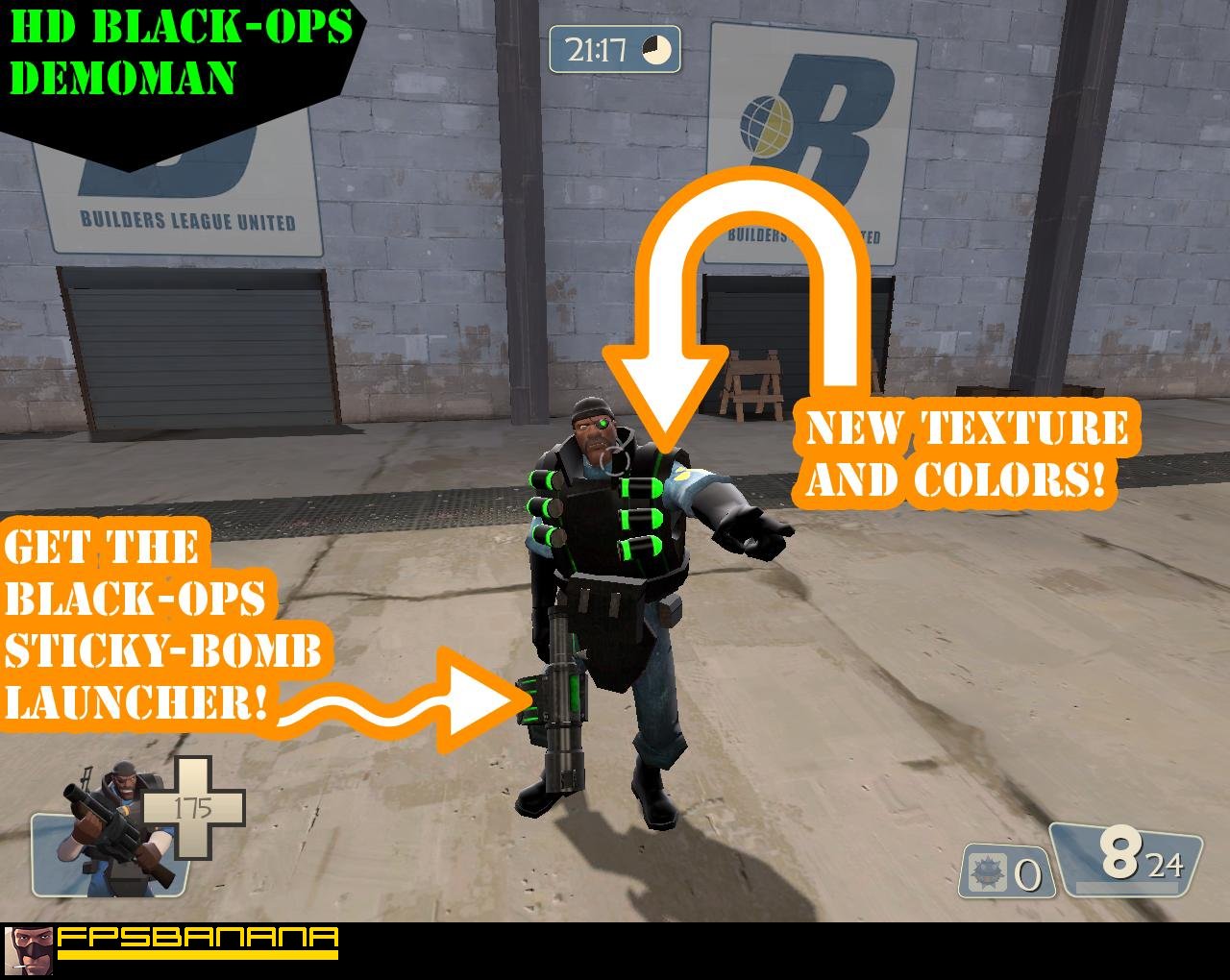 Black-Ops Demoman [Team Fortress 2] [Mods]