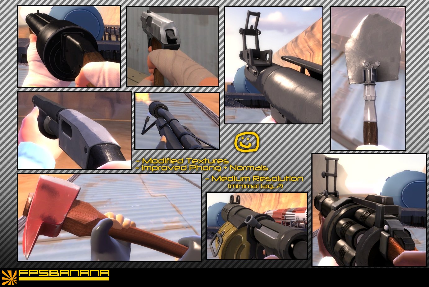 The 90SK Weapon Collection Mod for Team Fortress 2 | TF2 Mods