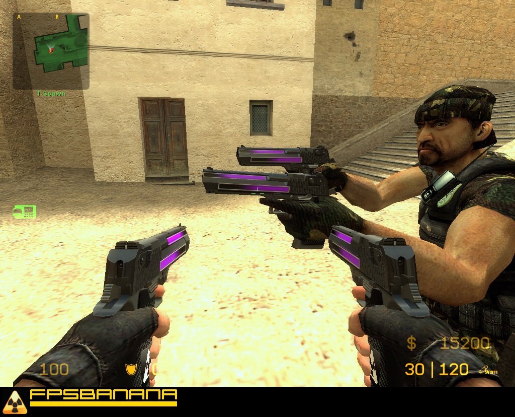 Carbon Dual-Elites ANIMATED [Counter-Strike: Source] [Mods]