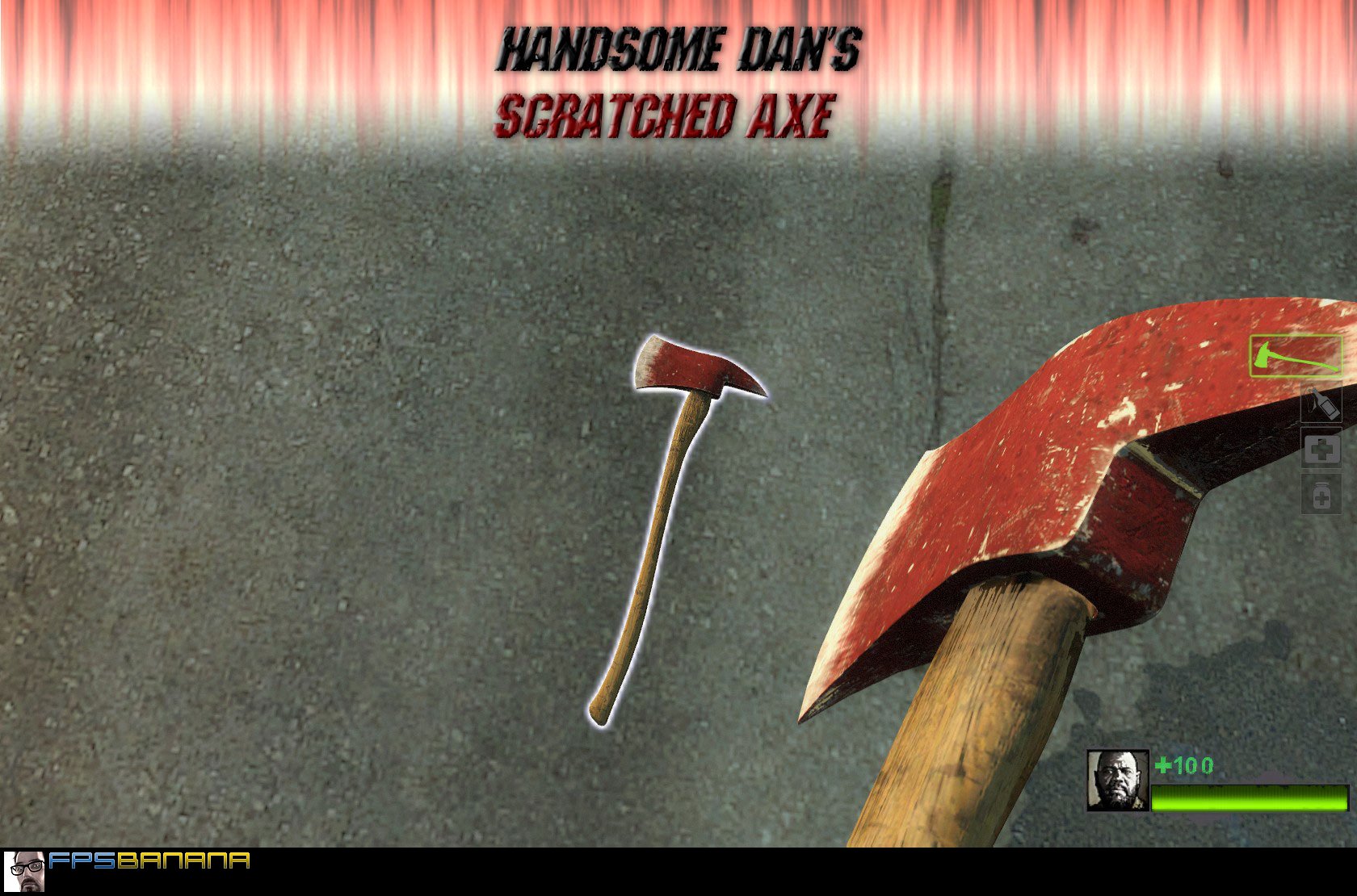 Handsome Dan's Scratched Axe V2 Mod for Left 4 Dead 2 | L4D2 Mods