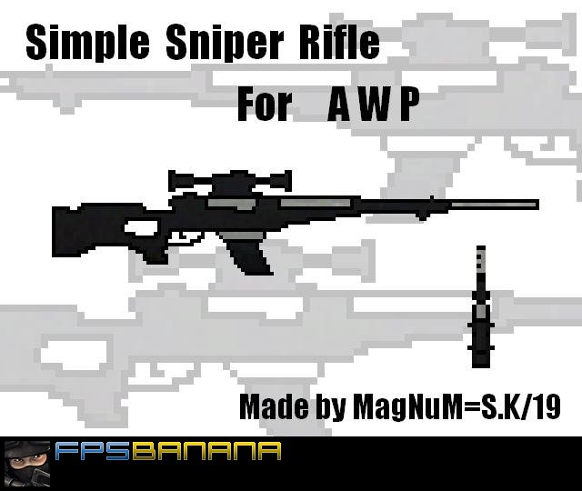 Simple Sniper Rifle for AWP [CS2D] [Mods]