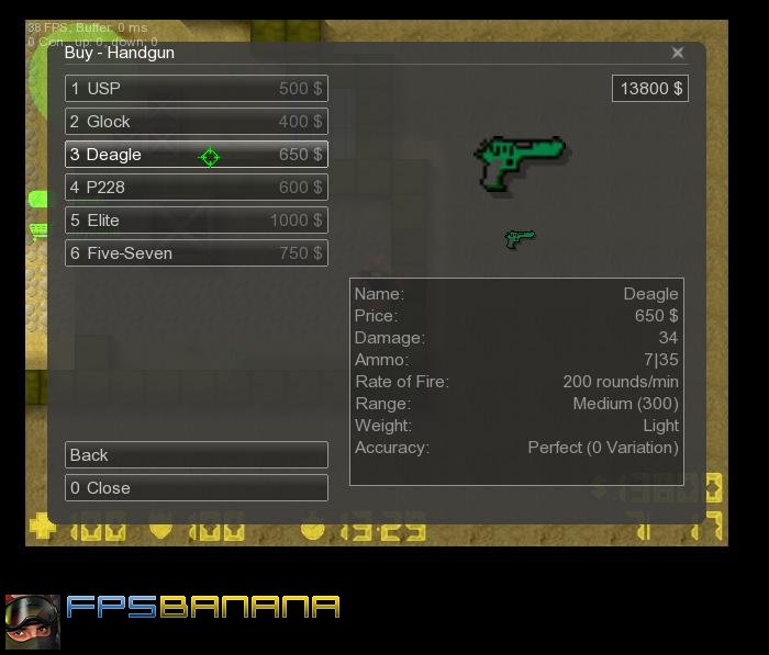 Green Military Deagle [CS2D] [Mods]