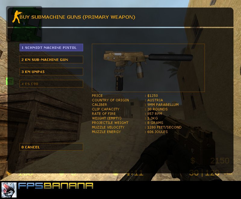 Golden Tmp Mod for Counter-Strike: Source | CS:S Mods