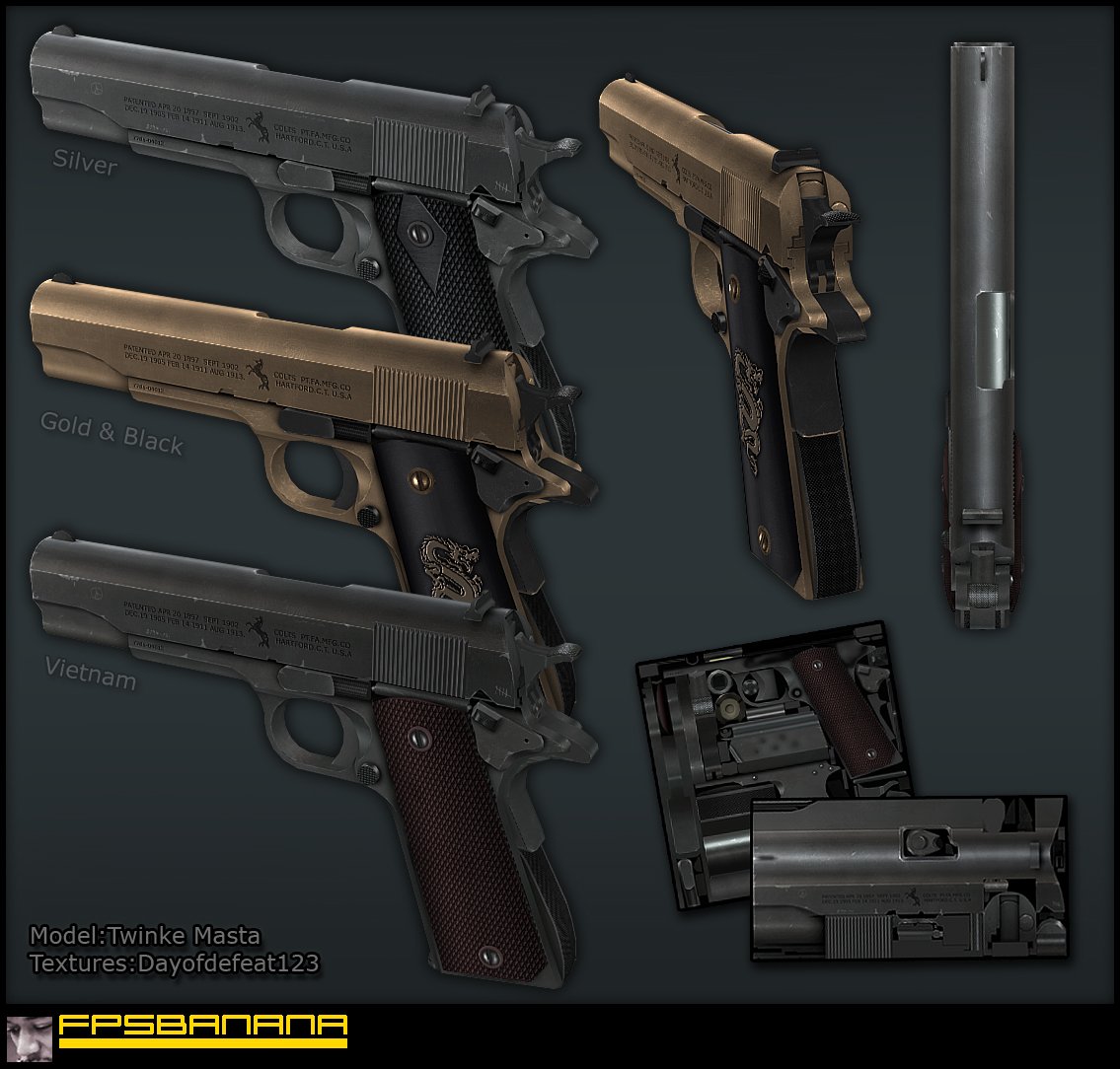 Colt 1911 [Day of Defeat: Source] [Mods]