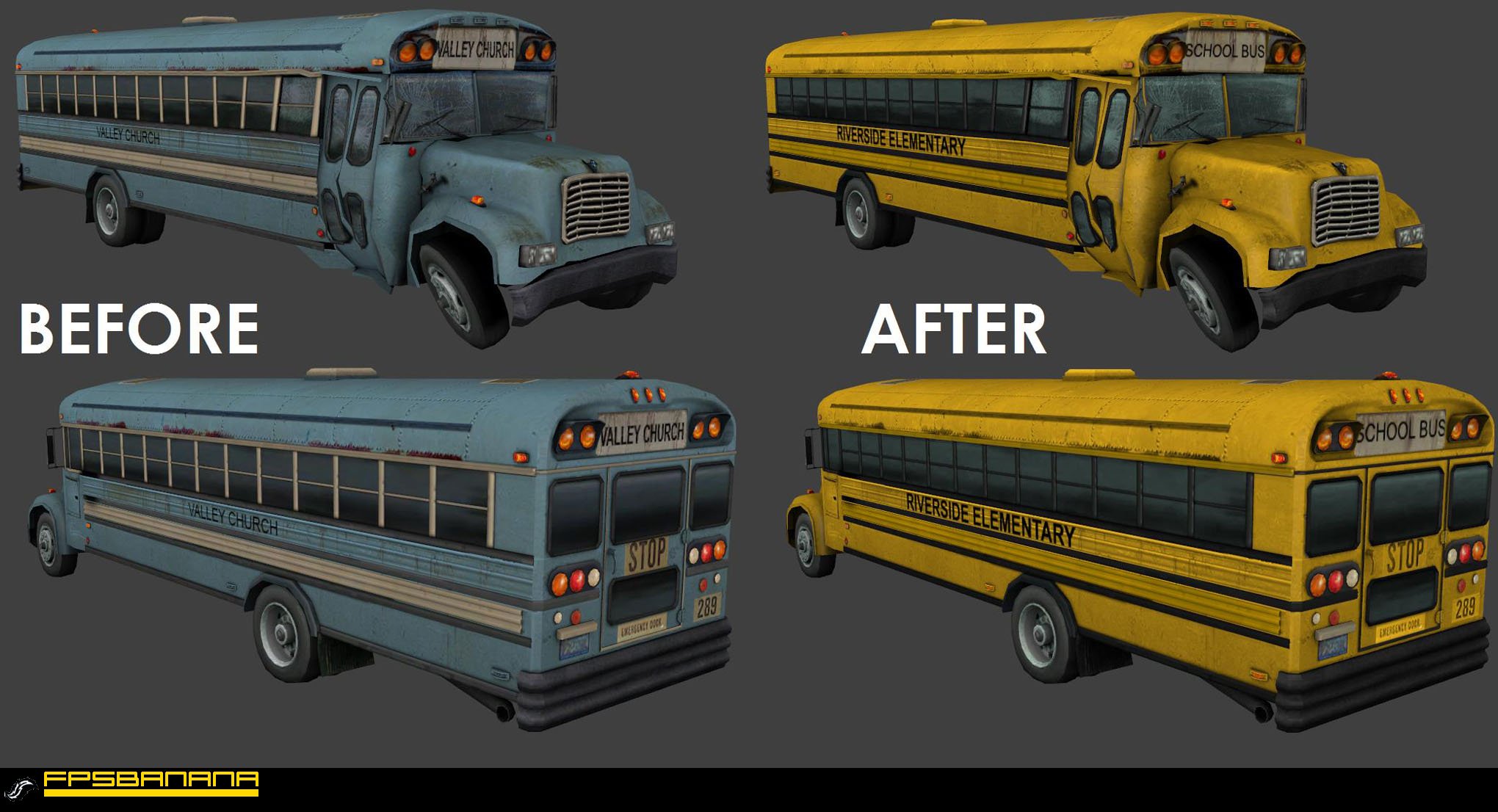Riverside School bus [Left 4 Dead] [Mods]