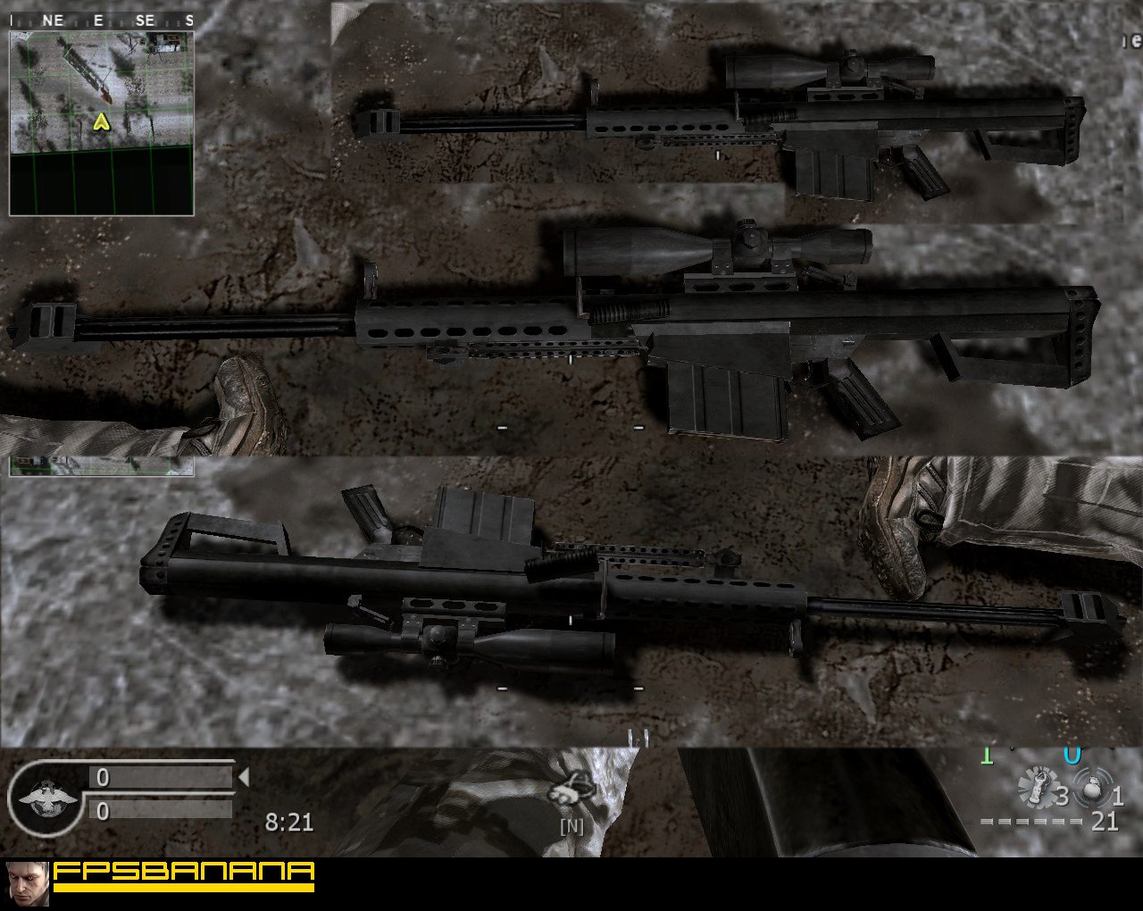 Barrett m82 Mod for Call of Duty 4: Modern Warfare | CoD4 Mods