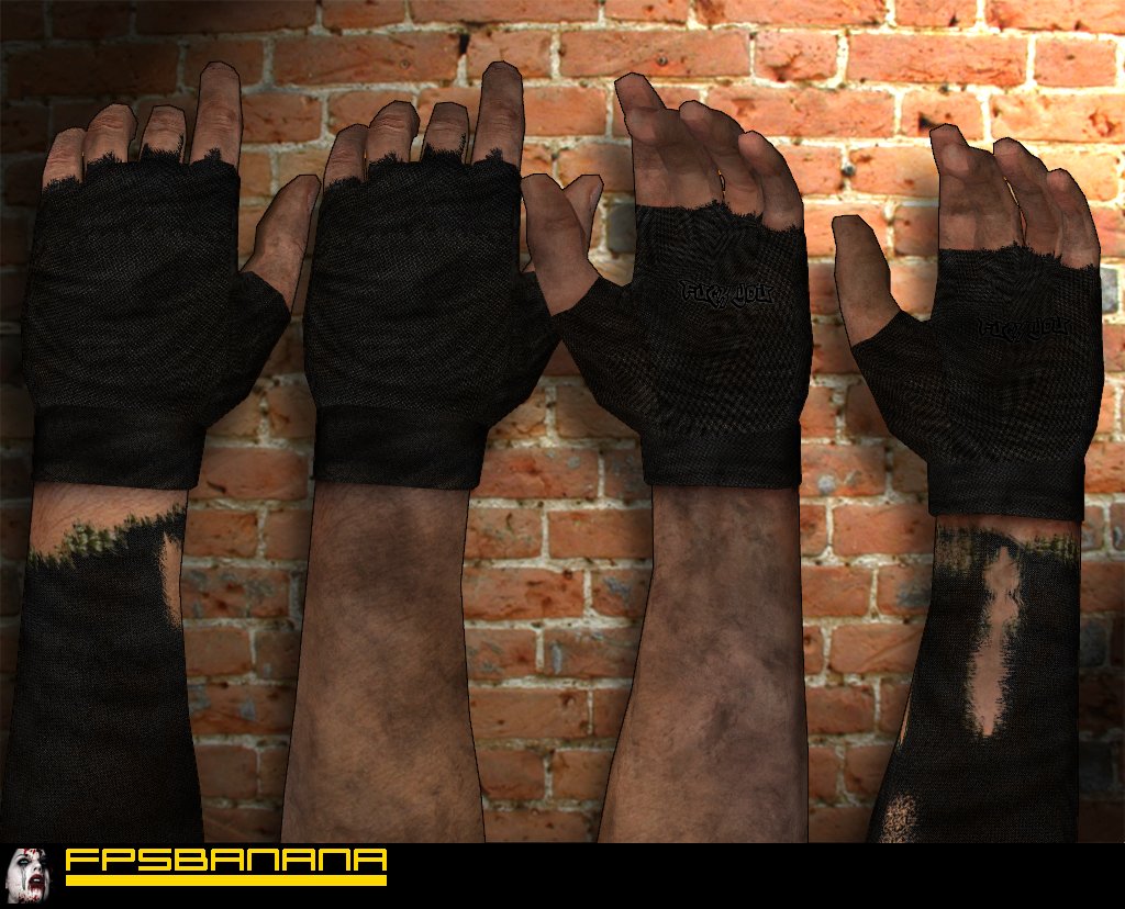 Hobo Gloves! [Counter-Strike: Source] [Mods]