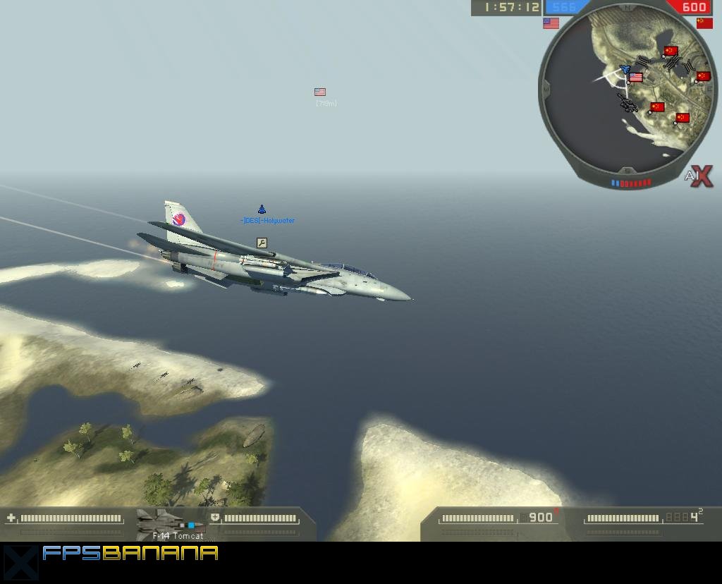 TopGun Maverick's F-14 Mod for Battlefield 2 | BF2 Mods