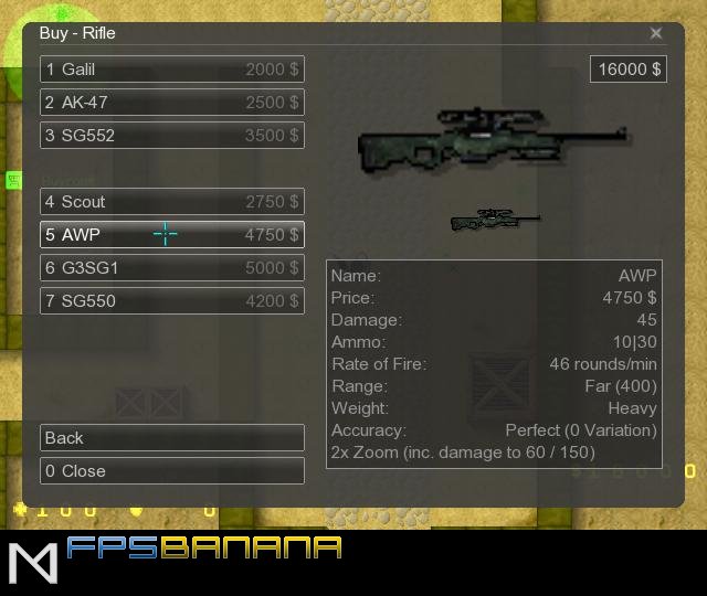 CS2D AWP Reskins [CS2D] [Mods]