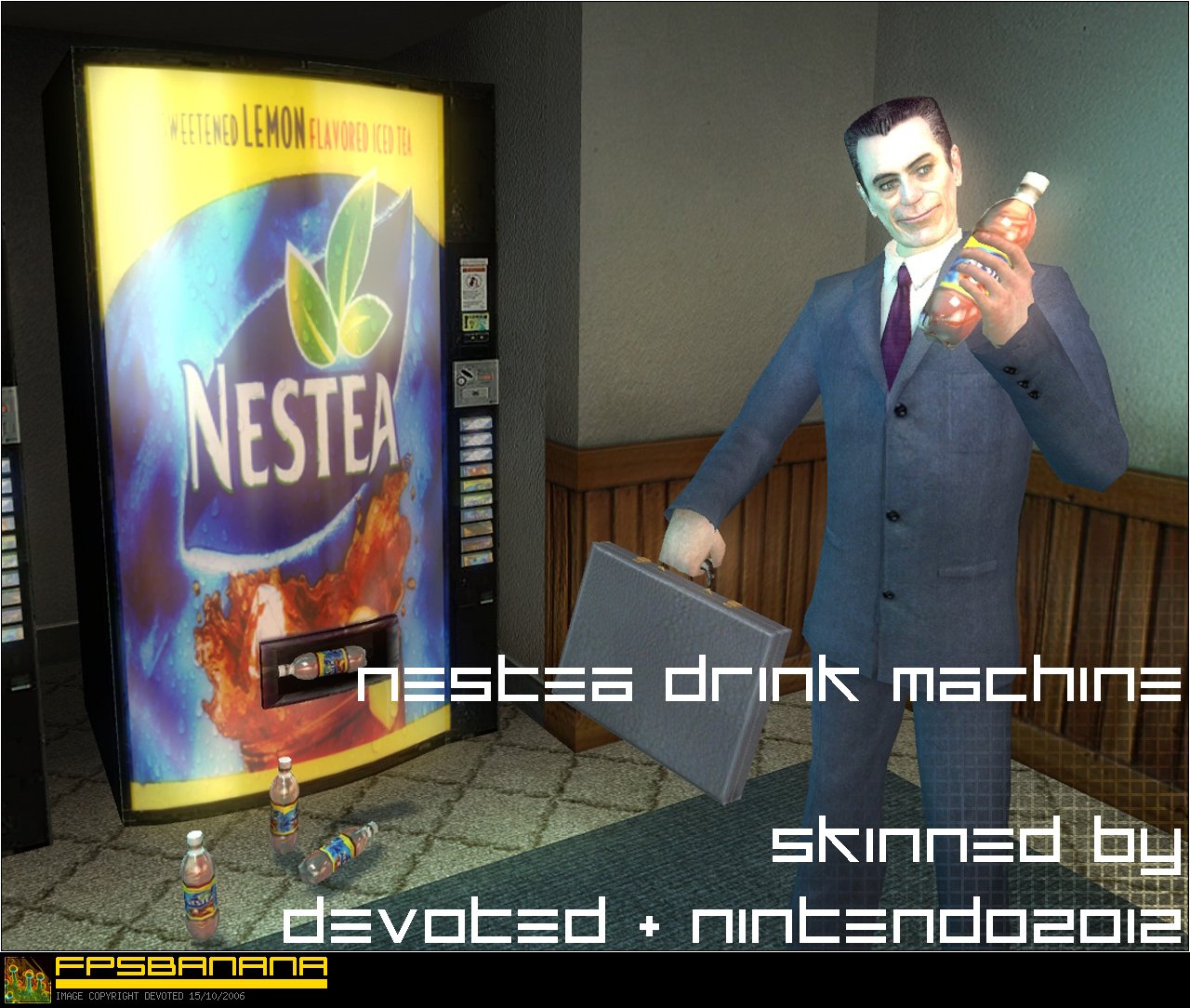 Nestea Vending Machine W/ Bottles [Counter-Strike: Source] [Mods]