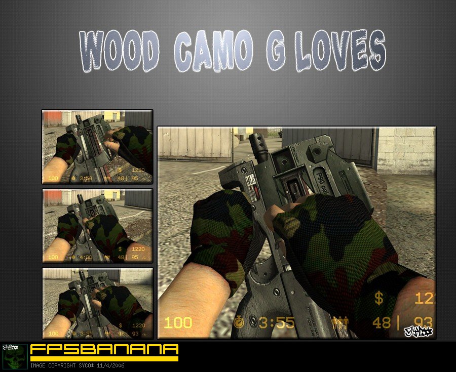 Wood Camo Glovs - Mod for Counter-Strike: Source | CS:S Mods