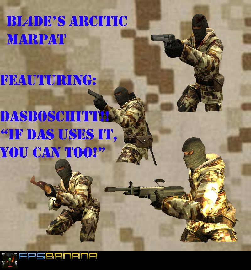 Arctic Desert Marpat Remix Mod for Counter-Strike: Source | CS:S Mods