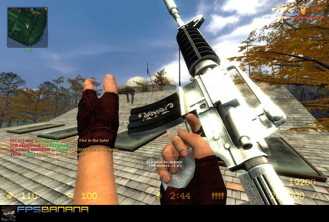 Alcad M4A1 (Silver/Black) Mod for Counter-Strike: Source | CS:S Mods