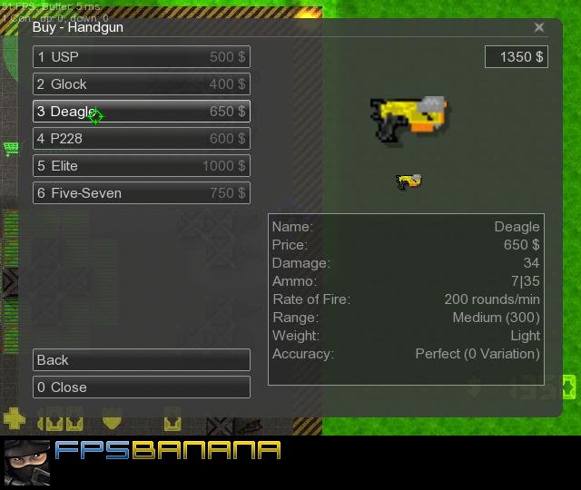 Nerf Recon CS-6 for Deagle [CS2D] [Mods]