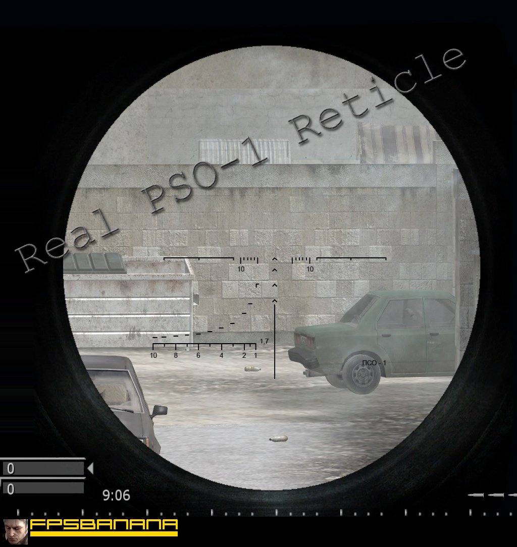 Real PSO-1 Reticle [Call of Duty 4: Modern Warfare] [Mods]