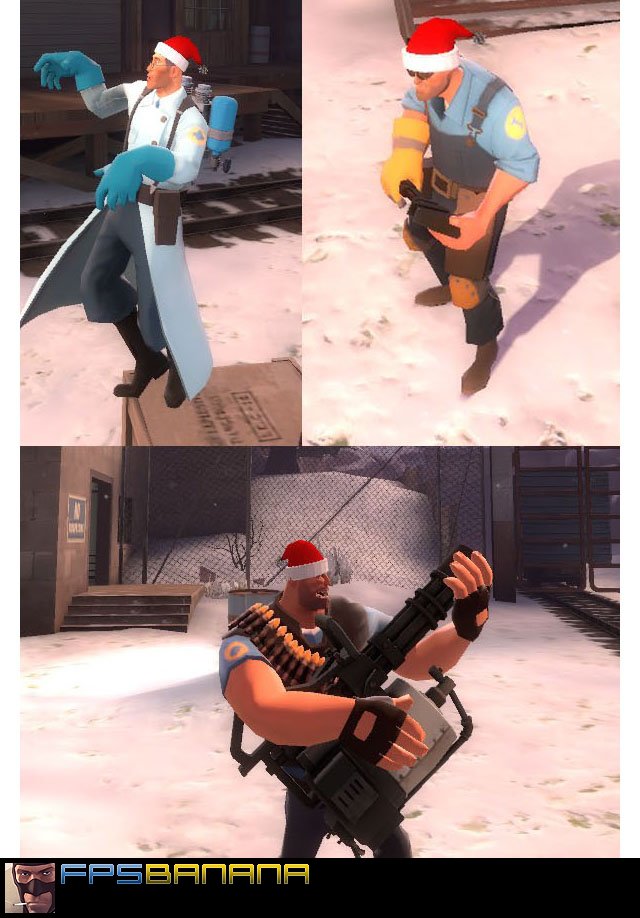 santa hat (updated to replace the gibus) Mod for Team Fortress 2 | TF2 Mods