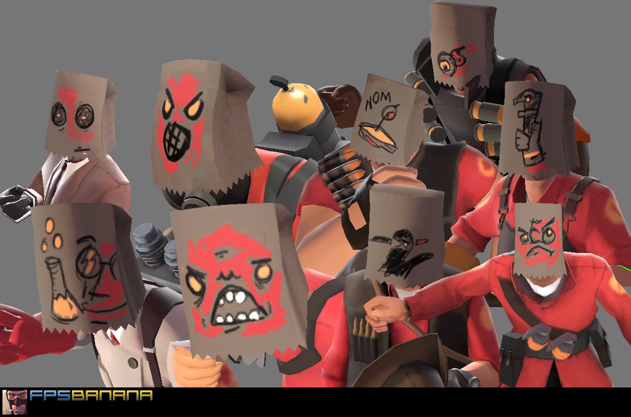 New PaperBag Drawings Mod for Team Fortress 2 | TF2 Mods
