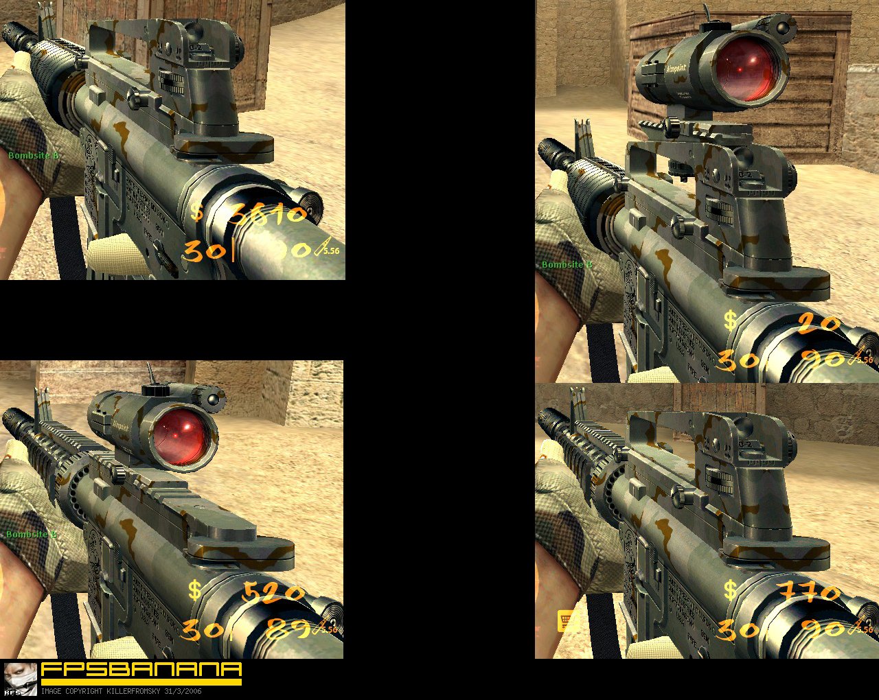KFS' Camo Soul Slayer M4A1 [Counter-Strike: Source] [Mods]