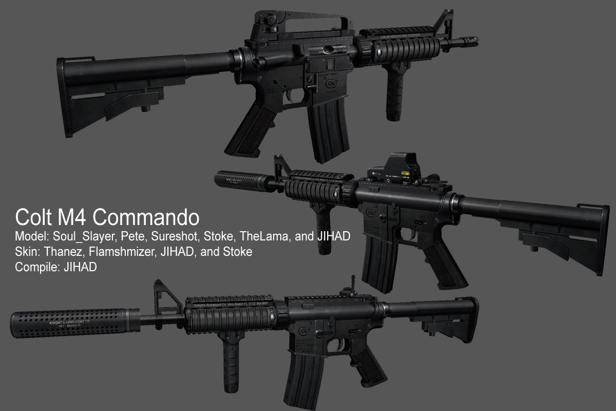 Soul and Thanez M4 Commando for M4 Mod for Counter-Strike: Source | CS ...