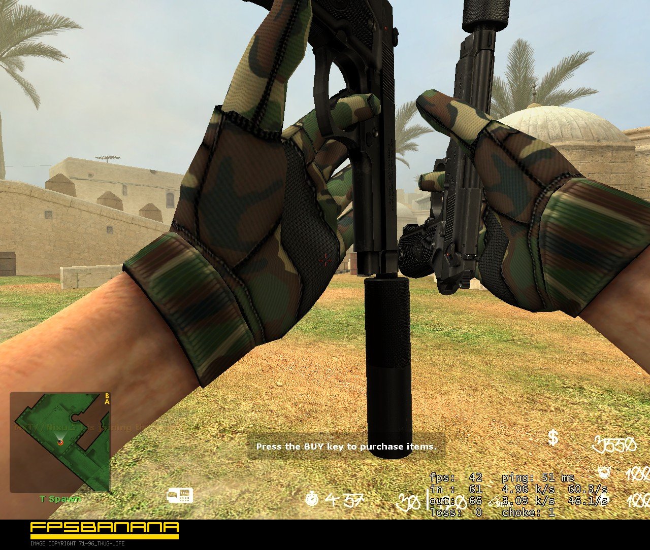 Army Camo Ful Finger Mod for Counter-Strike: Source | CS:S Mods