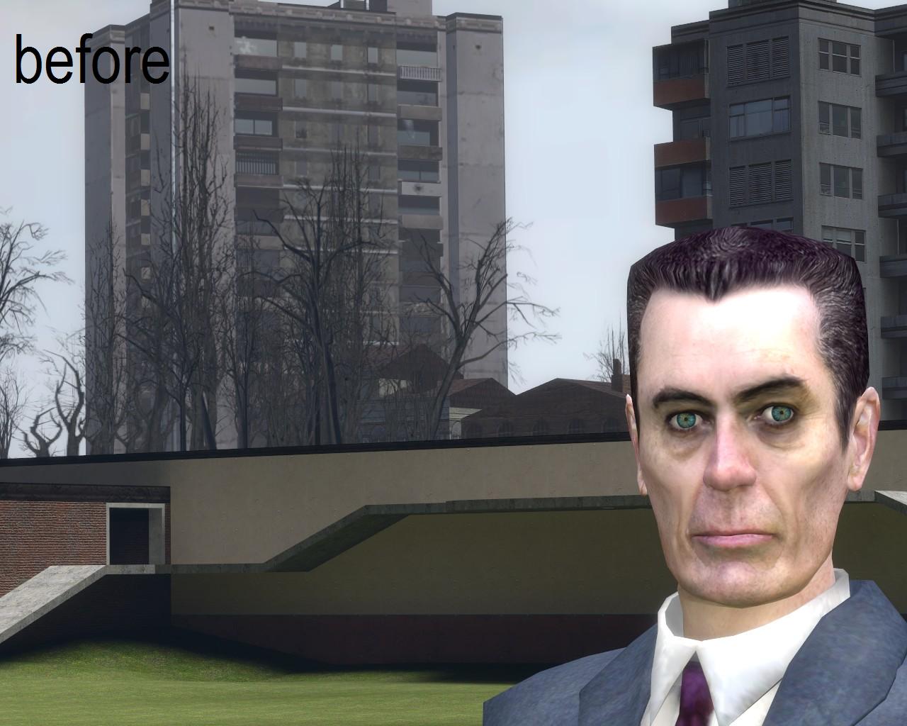 Hires Gman face Mod for Half-Life 2 | HL2 Mods
