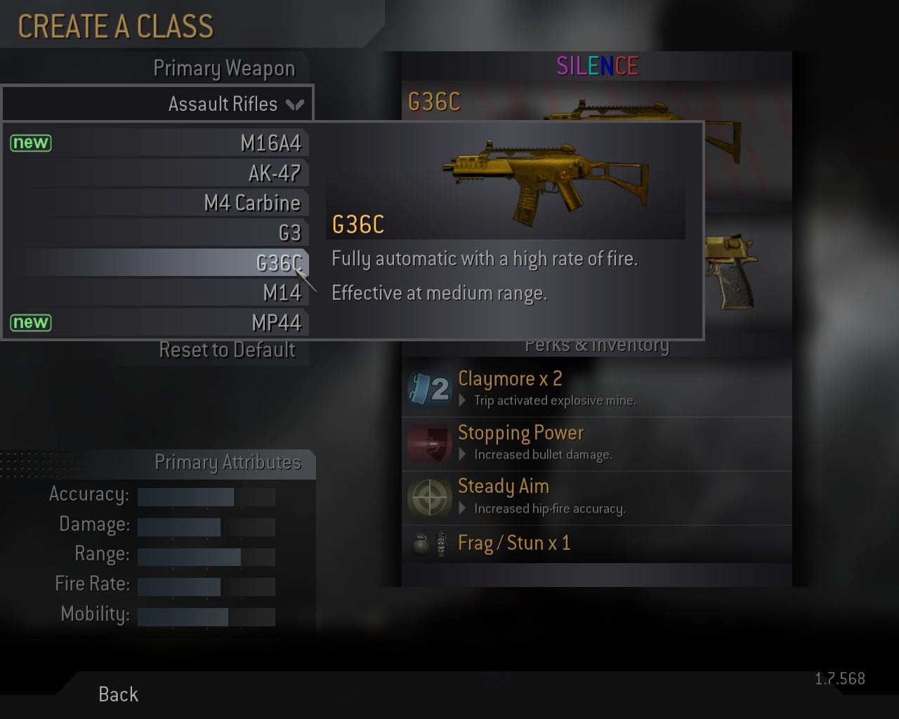 Gold G36C + Low Healt Overlay(!From MW2!) [Call of Duty 4: Modern ...