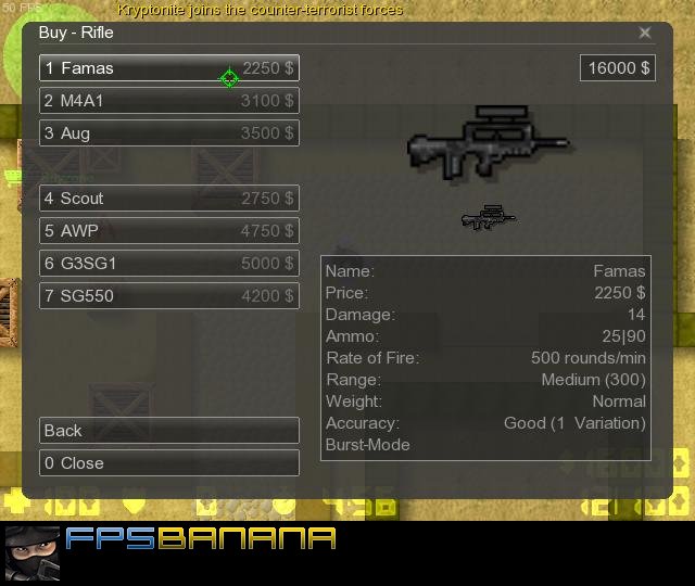 Tactical Famas Pack [CS2D] [Mods]