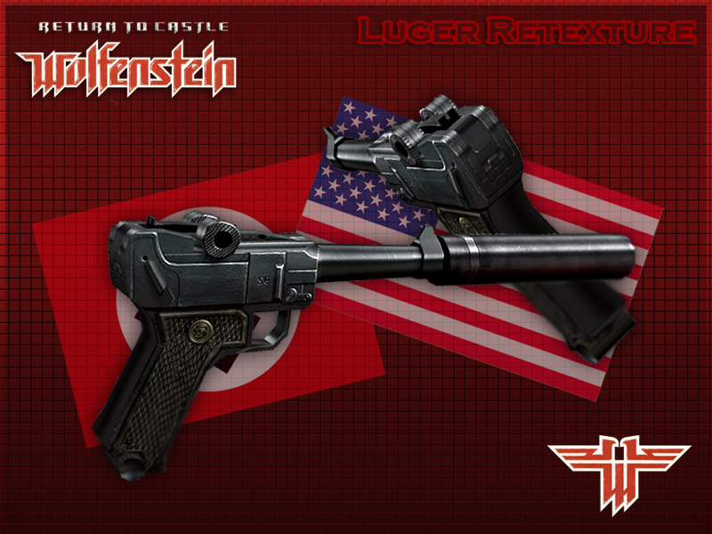 Luger Hi-Res Retexture Mod for Return to Castle Wolfenstein | RTCW Mods
