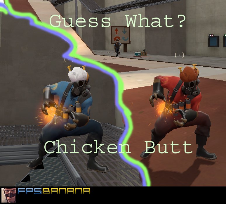 Chicken Butt Hat (Gibus replacement) Mod for Team Fortress 2 | TF2 Mods