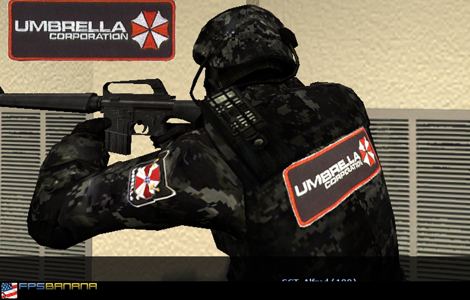 GSG9 Umbrella corporation Black Digital Camo Mod for Counter-Strike ...