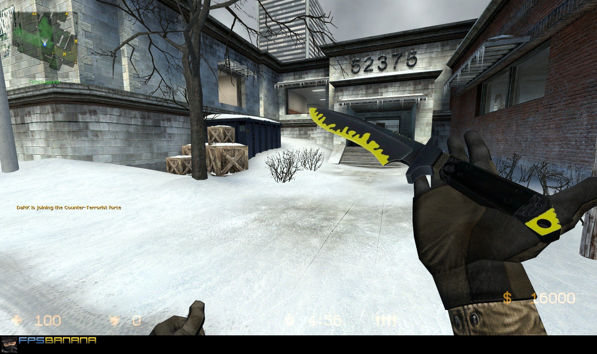 Yellow knife [Counter-Strike: Source] [Mods]