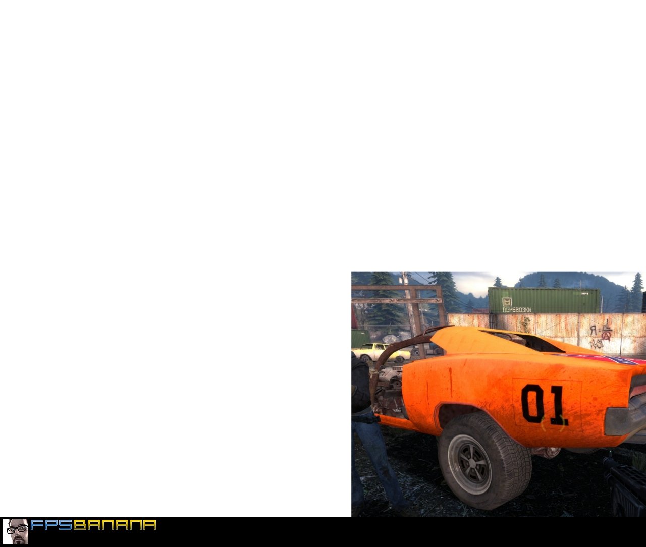 General Lee Styled Muscle Car [Half-Life 2] [Mods]