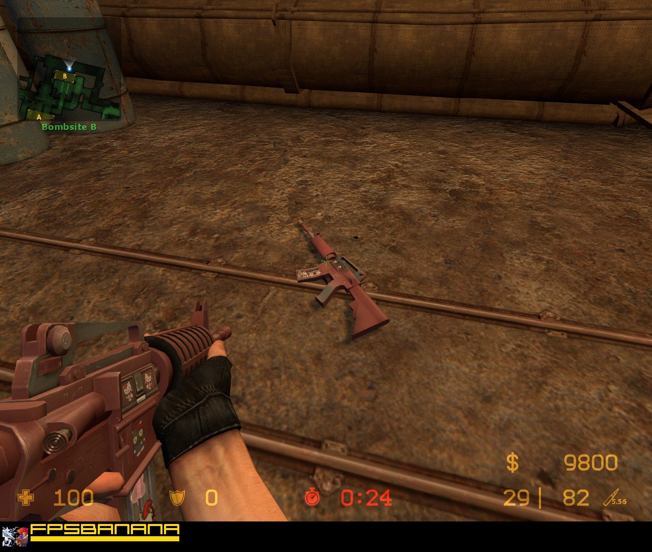 hellokitty M4A1 Mod for Counter-Strike: Source | CS:S Mods