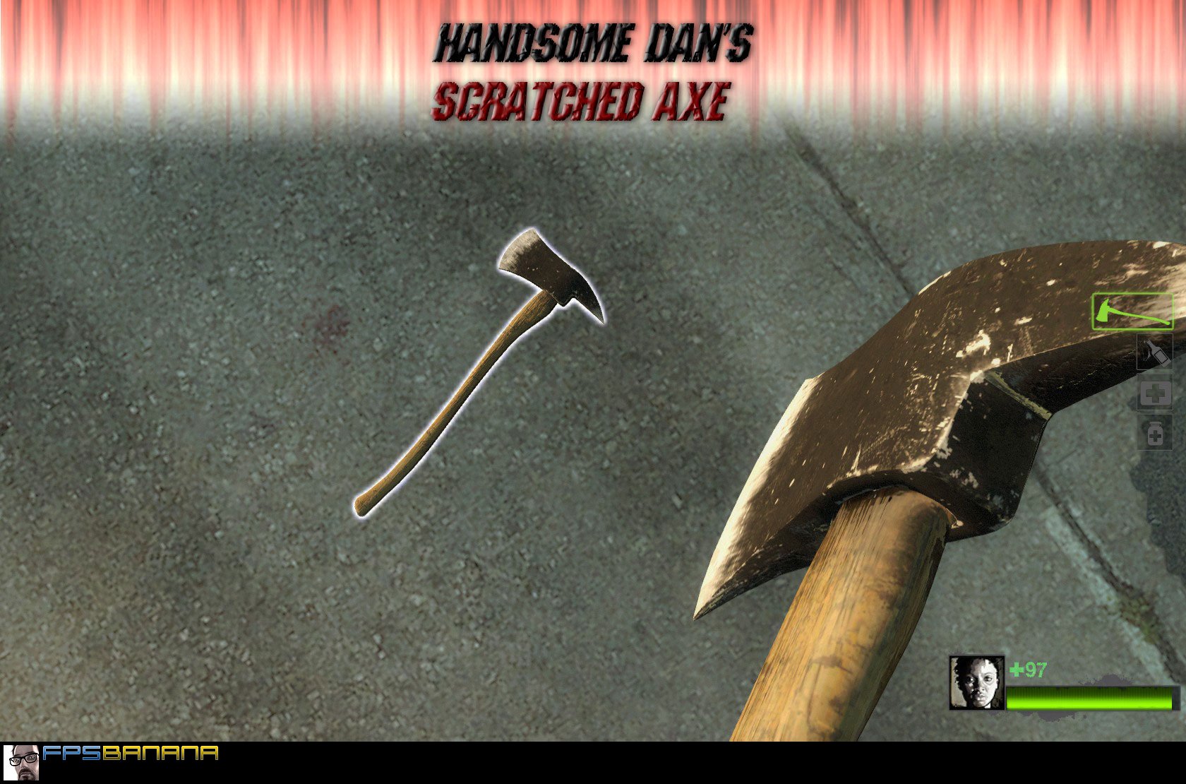 Handsome Dan's Scratched Axe V2 [Left 4 Dead 2] [Mods]