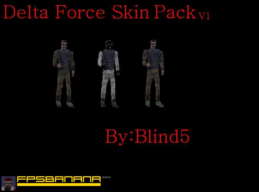 Delta Force Skin Pack v1 Mod for Half-Life | HL Mods