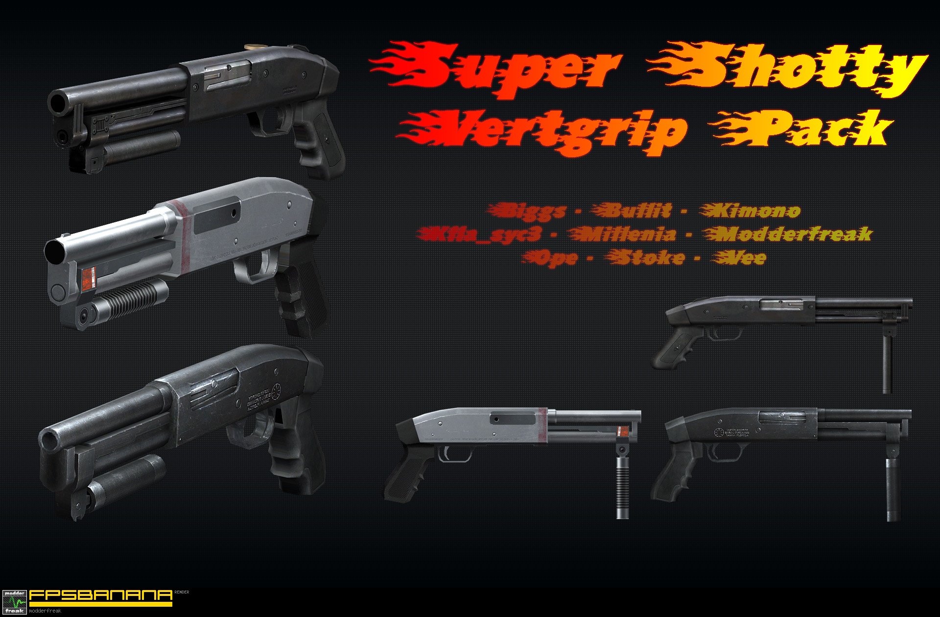 Super Shotty Vertgrip Pack Mod for Counter-Strike: Source | CS:S Mods