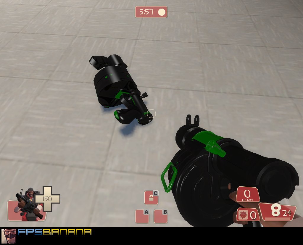 Green Spec Ops Sticky Launcher Mod for Team Fortress 2 | TF2 Mods
