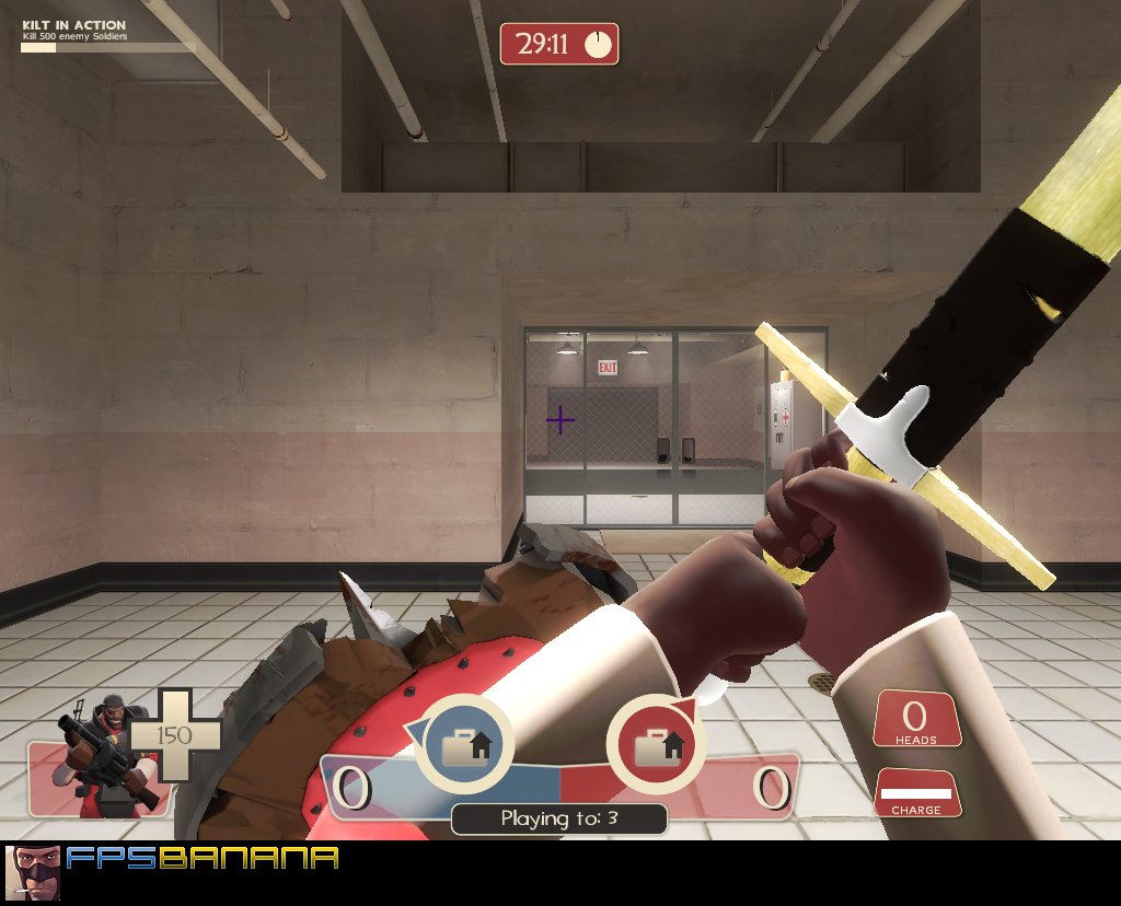 Clean Golden Eyelander Mod for Team Fortress 2 | TF2 Mods