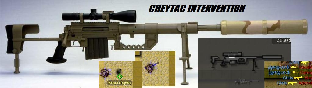 CheyTac Intervention for Scout. Mod for CS2D | CS2D Mods