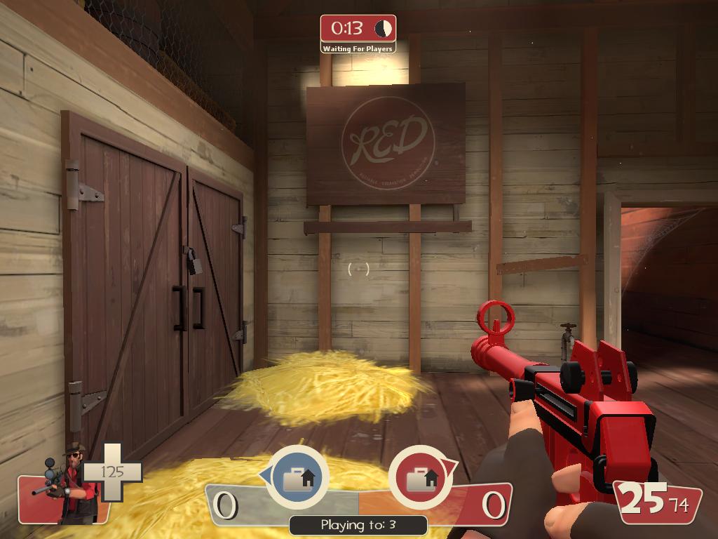 Red and Black SMG [Team Fortress 2] [Mods]