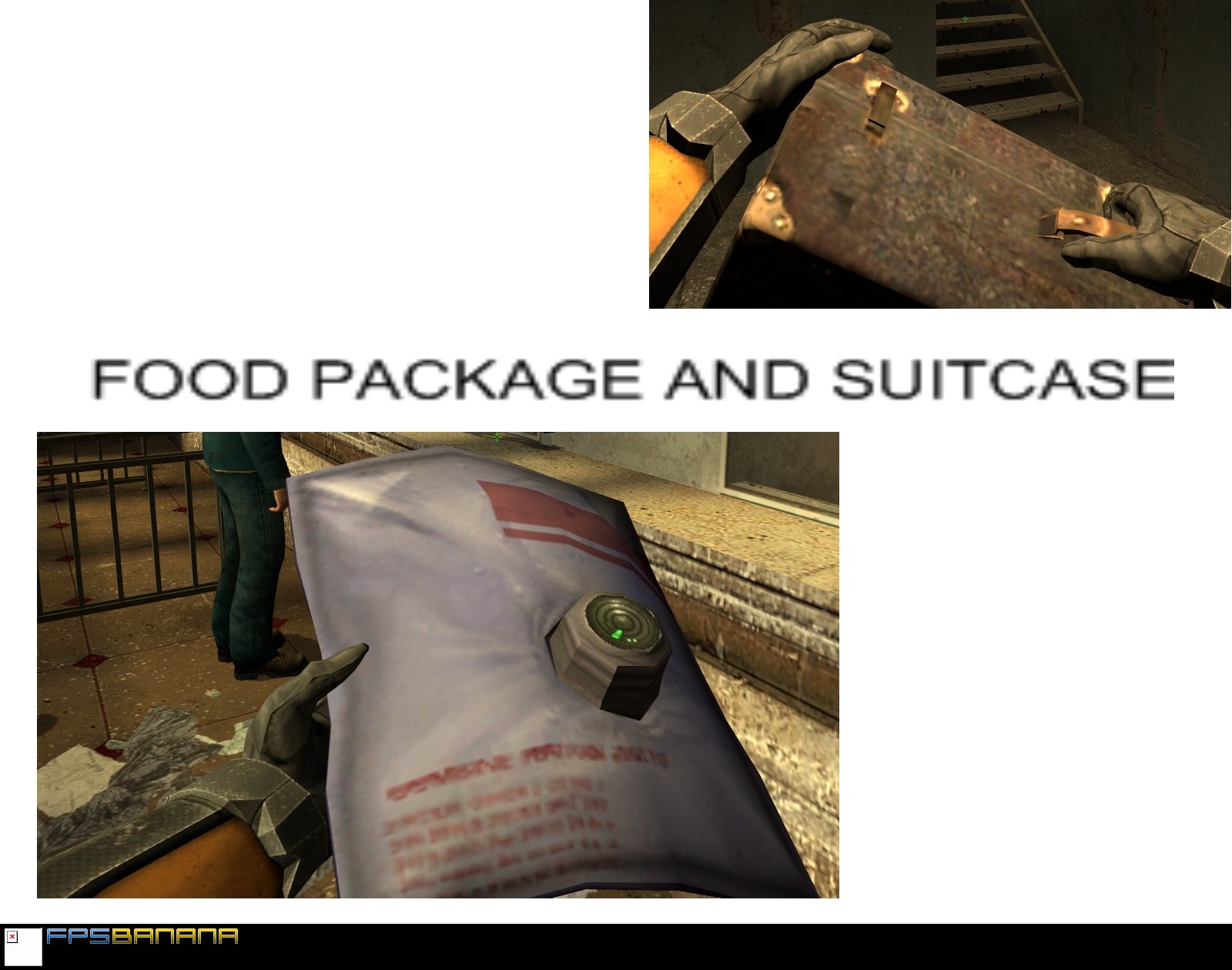 Food Package and Suitcase Mod for Half-Life 2 | HL2 Mods