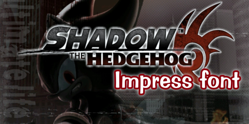 Shadow The Hedgehog Logo Shadow Sonic The Hedgehog 2 3D Print Files