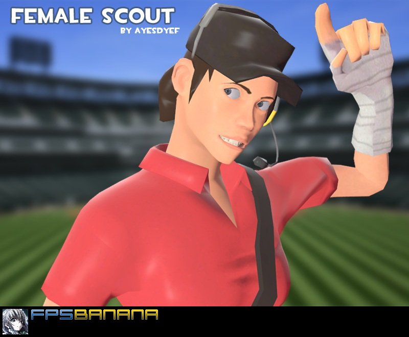 AyesDyef's Female Scout Mod for Team Fortress 2 | TF2 Mods